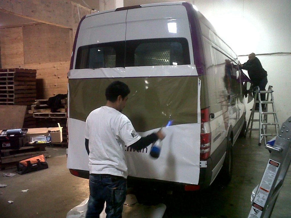 Sprinter Van Vinyl Wrap for the Berkeley Public Library – Custom ...
