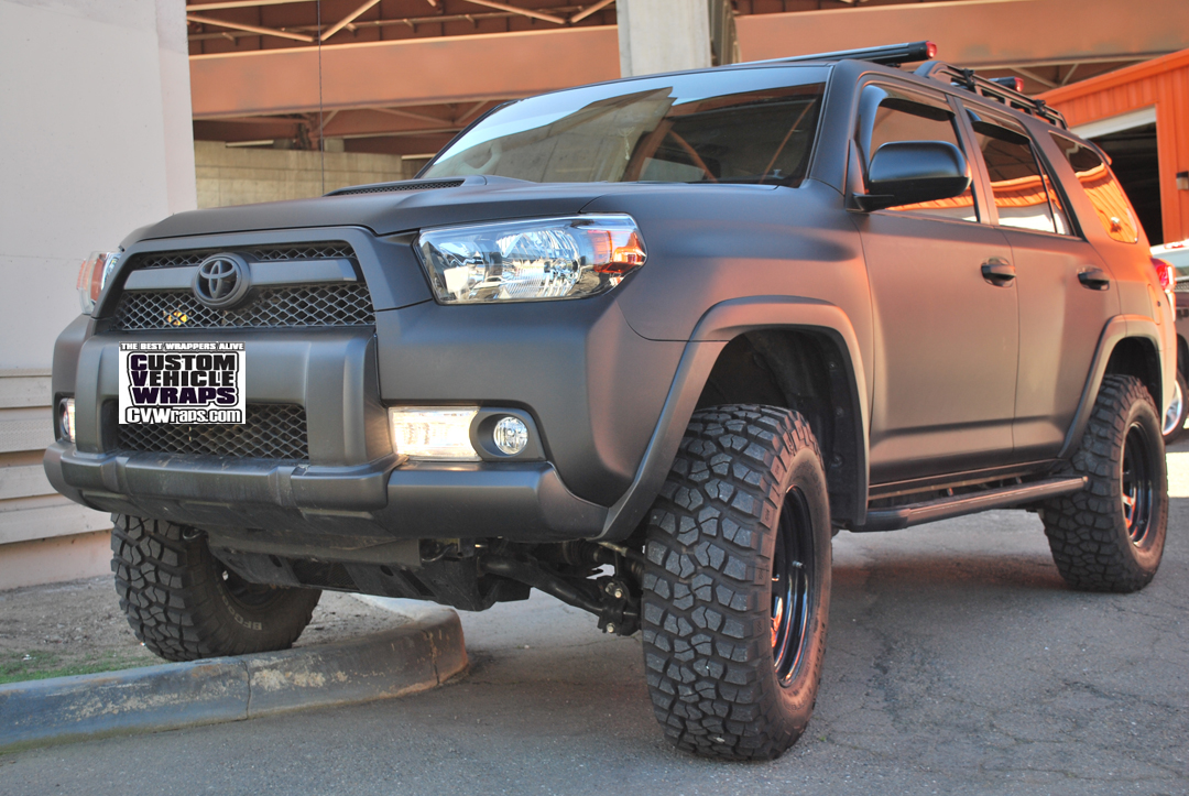 Toyota 4Runner Avery Matte Black Wrap – Custom Vehicle Wraps