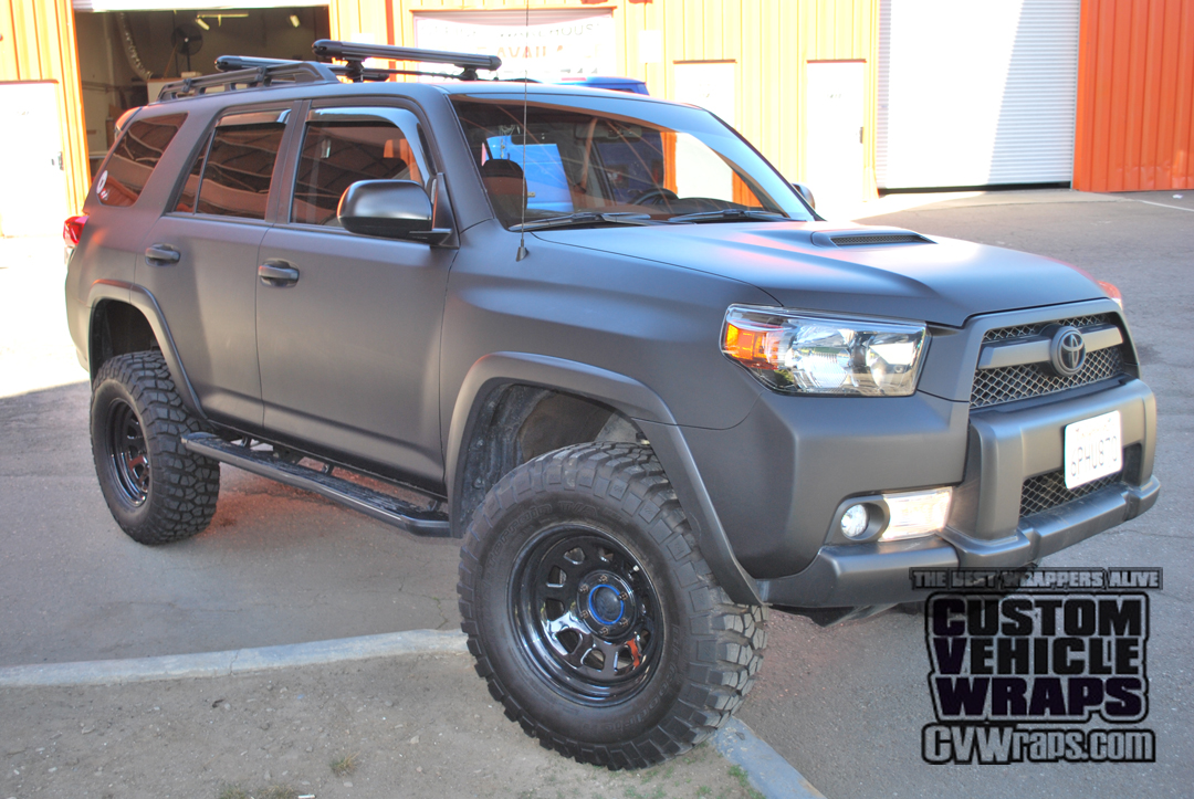 Toyota 4Runner Avery Matte Black Wrap – Custom Vehicle Wraps