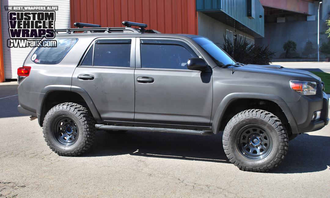 Matte Black Wrap – Toyota 4runner – Custom Vehicle Wraps