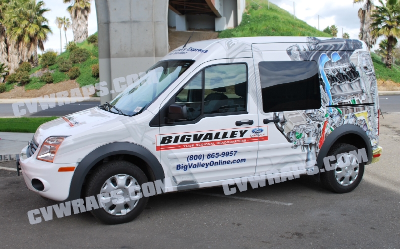 Ford Transit Wrap for Big Valley, Stockton – Custom Vehicle Wraps