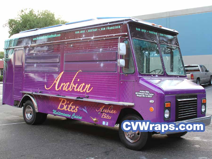 Arabian Bites Food Truck Wrap – Custom Vehicle Wraps