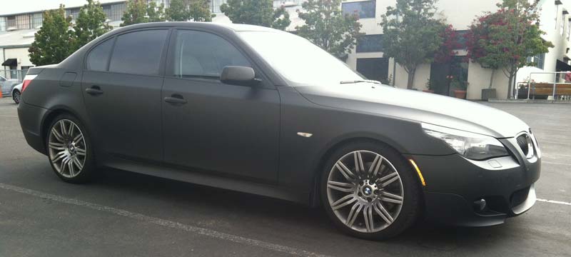 Matte Black Vinyl Wrap for BMW – Custom Vehicle Wraps