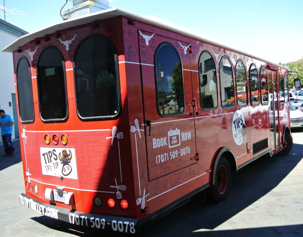Tri Tip Trolley Wrap Back – Custom Vehicle Wraps