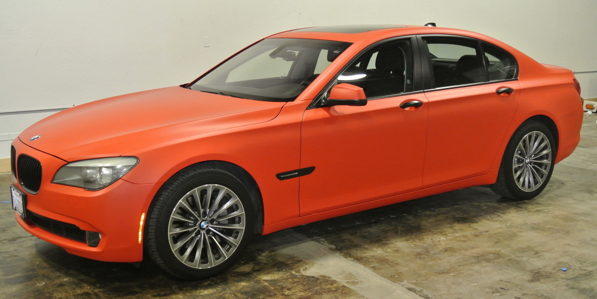 BMW Matte Red Color Change – Custom Vehicle Wraps