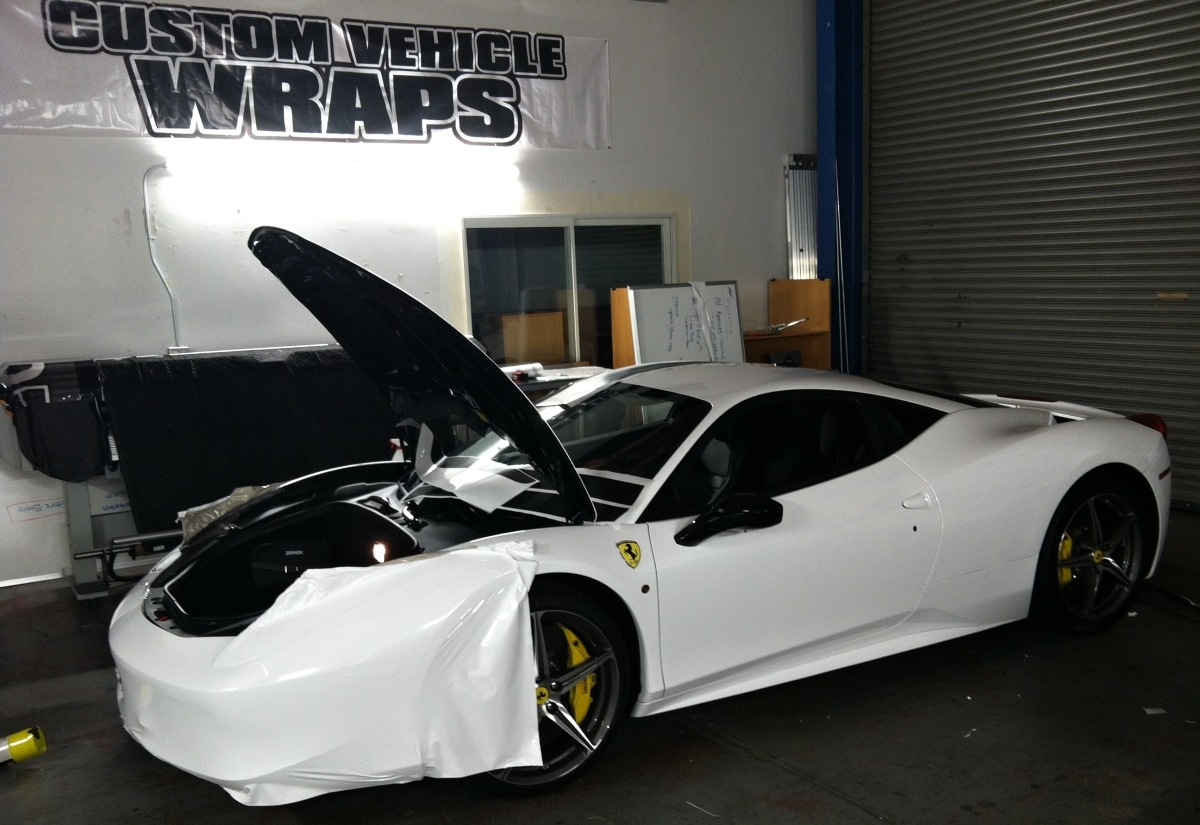 Ferrari Color Change 6 – Custom Vehicle Wraps