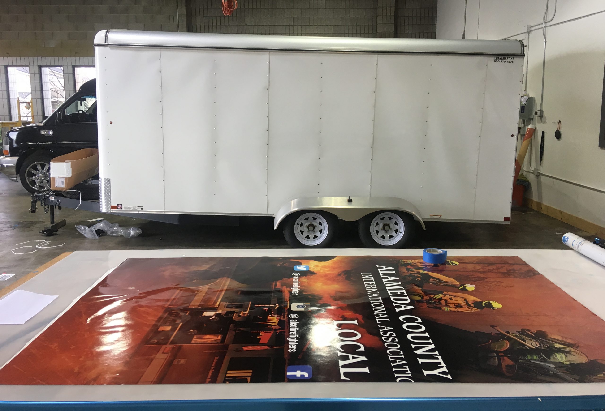 Alameda County Firefighters Trailer Wrap – Custom Vehicle Wraps