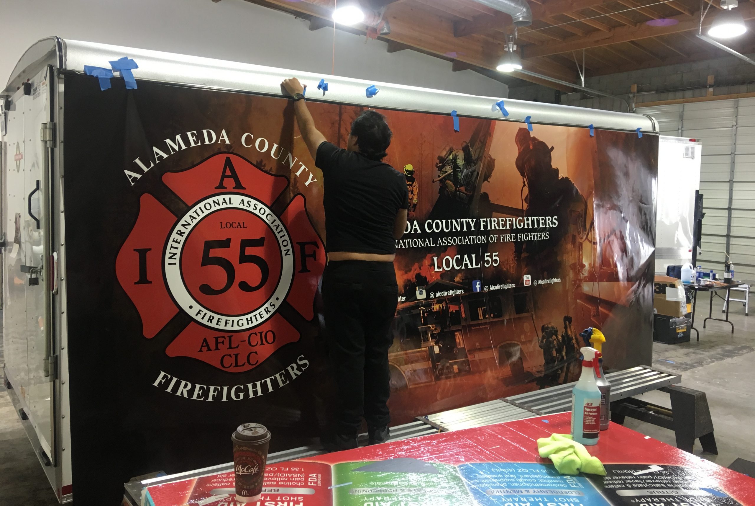 Alameda County Firefighters Trailer Wrap – Custom Vehicle Wraps