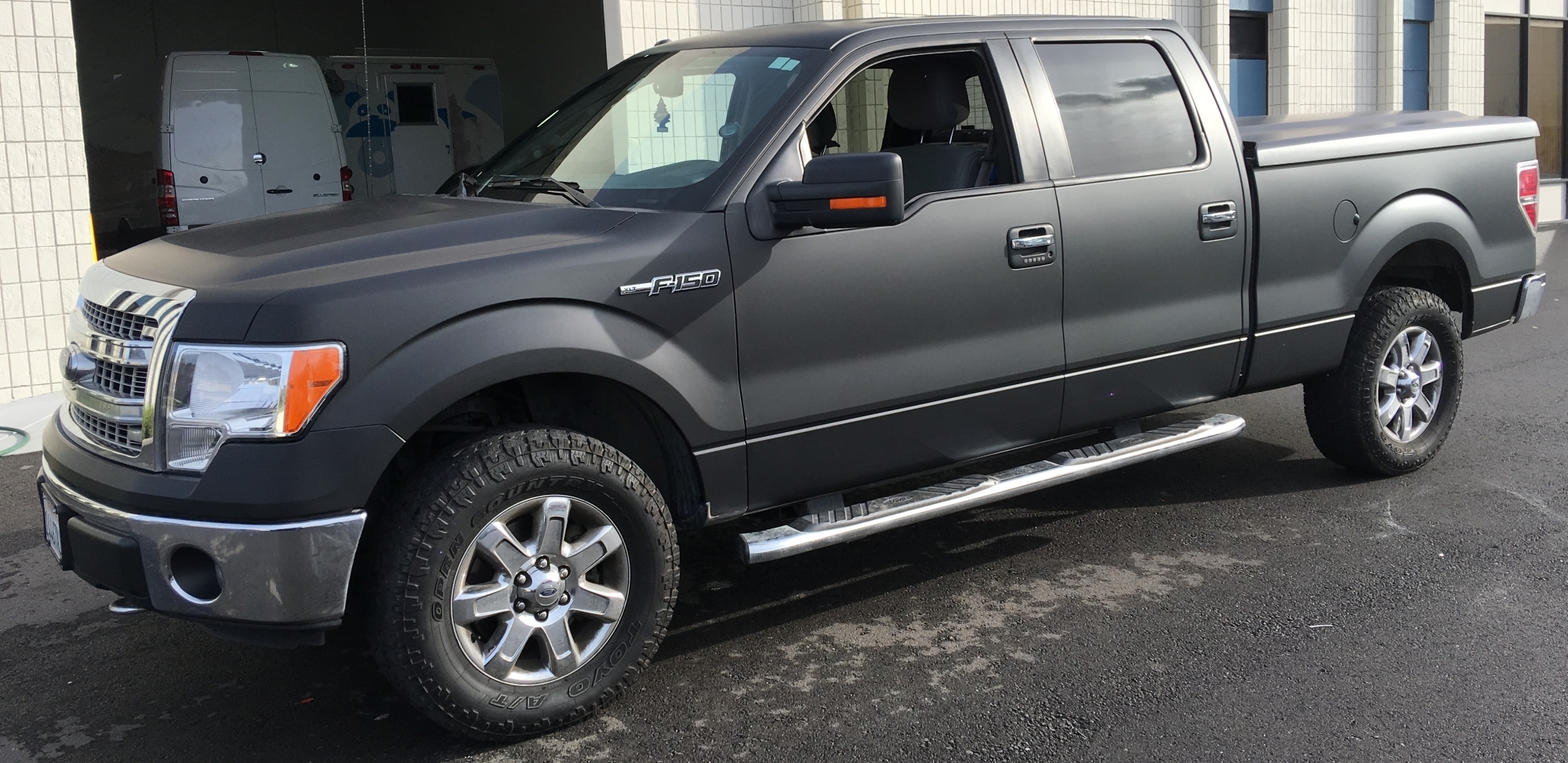 Ford F-150 Matte Black Truck Wrap – Custom Vehicle Wraps