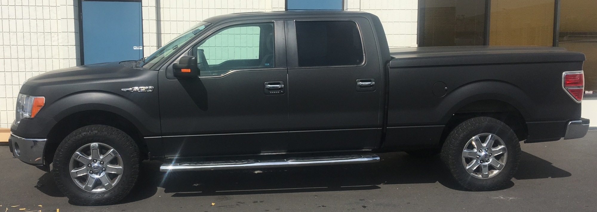 Ford F-150 Matte Black Truck Wrap – Custom Vehicle Wraps