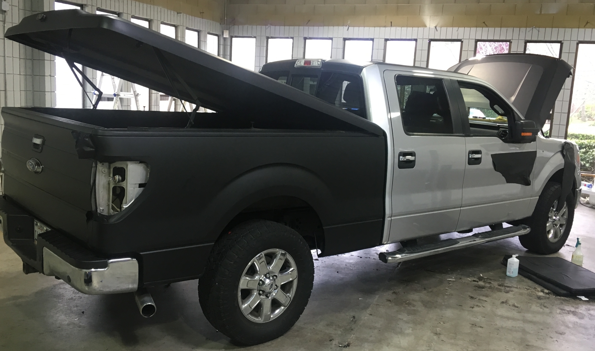 Ford F-150 Matte Black Truck Wrap – Custom Vehicle Wraps