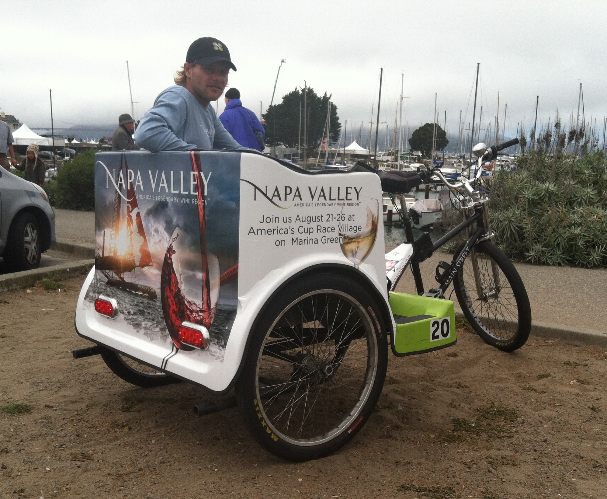 Pedicab Vehicle Graphics – Custom Vehicle Wraps