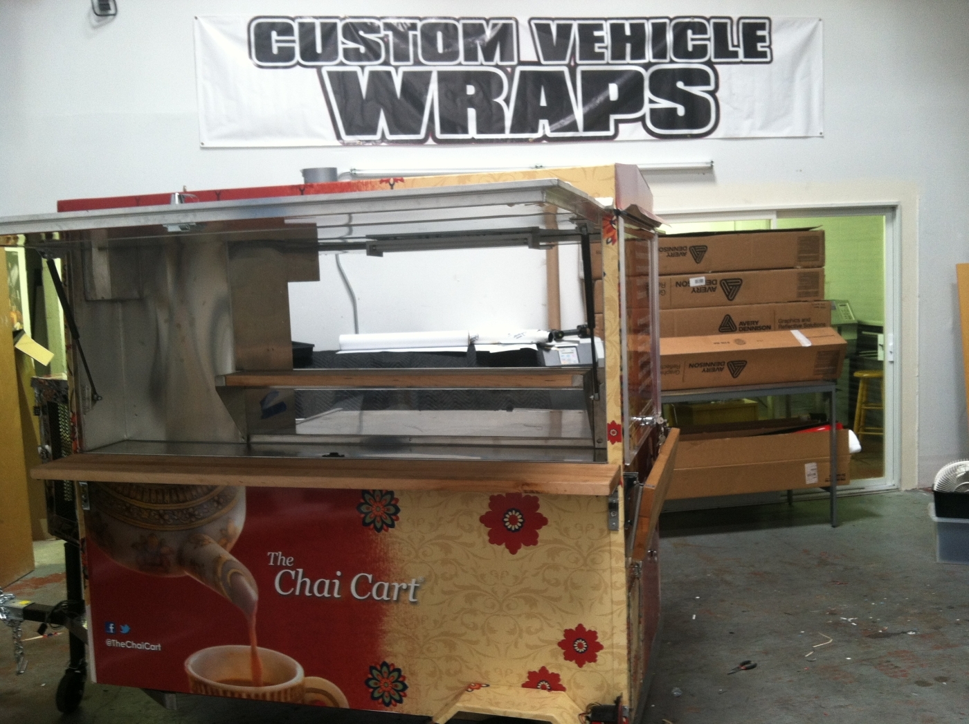 chai cart wrap 2 – Custom Vehicle Wraps