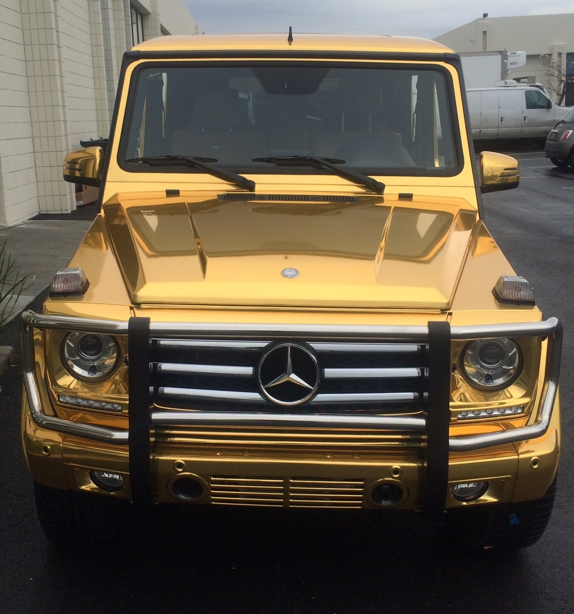 Gold Wrap for Mercedes G Wagon – Custom Vehicle Wraps
