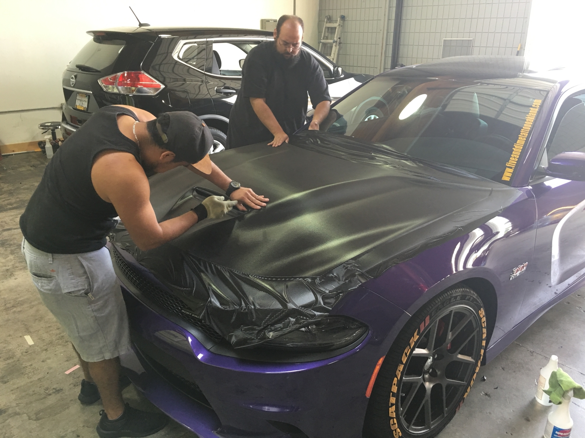 Carbon-fiber Hood Wrap – Custom Vehicle Wraps