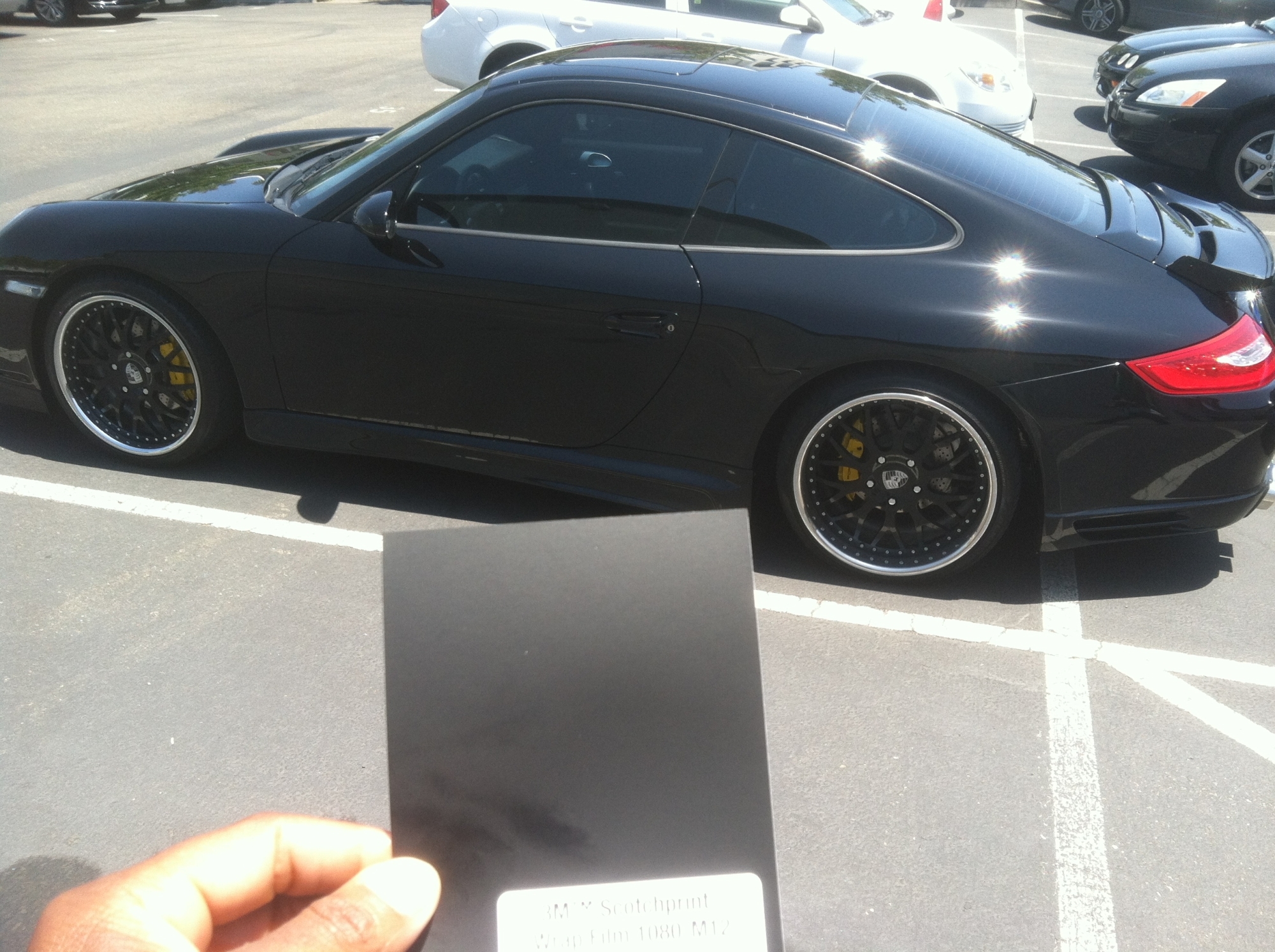 Matte Black Porsche Wrap – Custom Vehicle Wraps