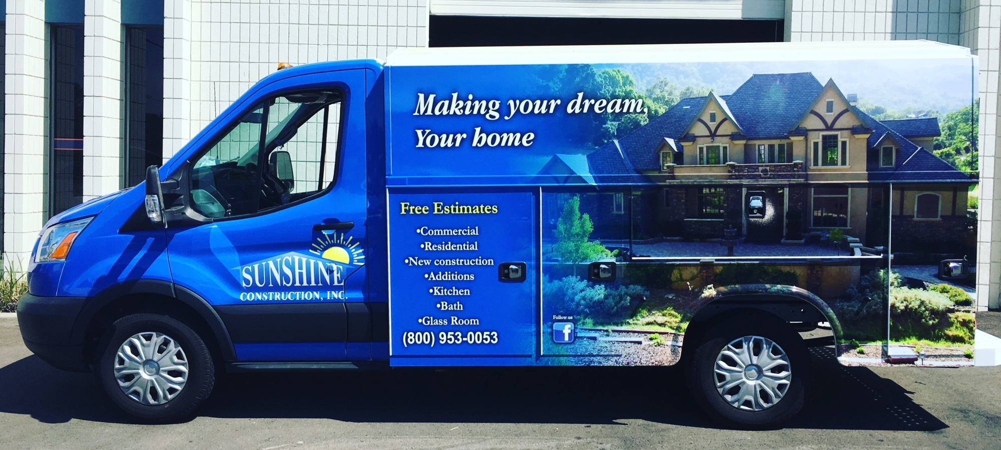 Sunshine Construction Van Wrap – Custom Vehicle Wraps