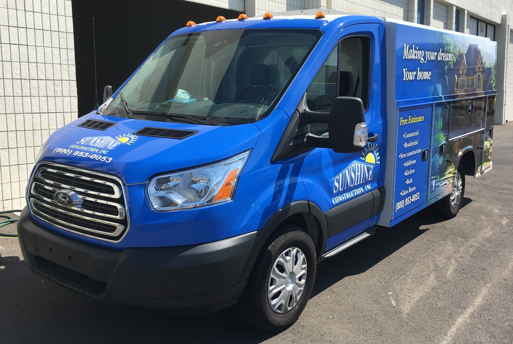 Sunshine Construction Van Wrap – Custom Vehicle Wraps