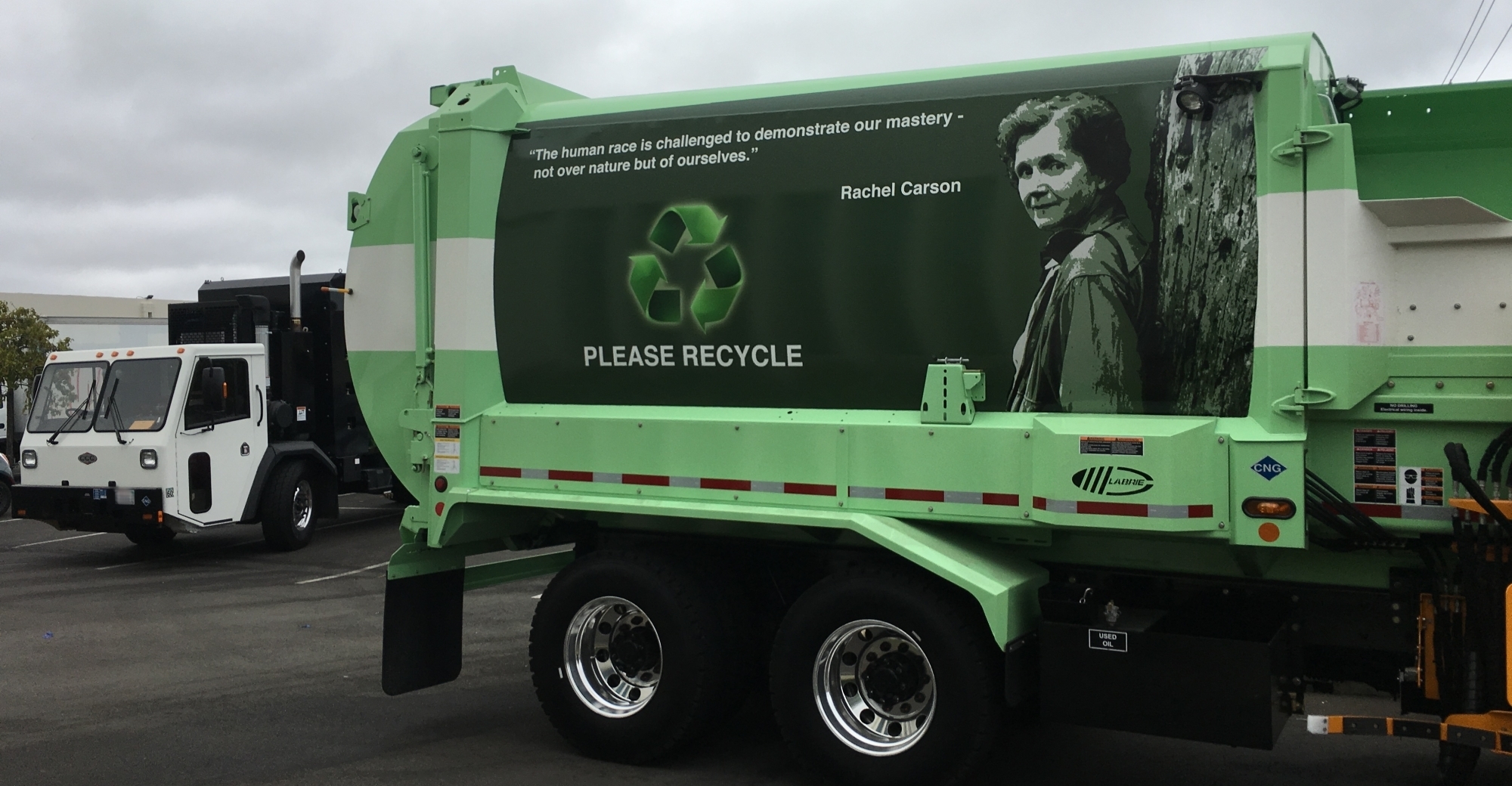 Tri-CED Recycling Fleet Wraps – Custom Vehicle Wraps