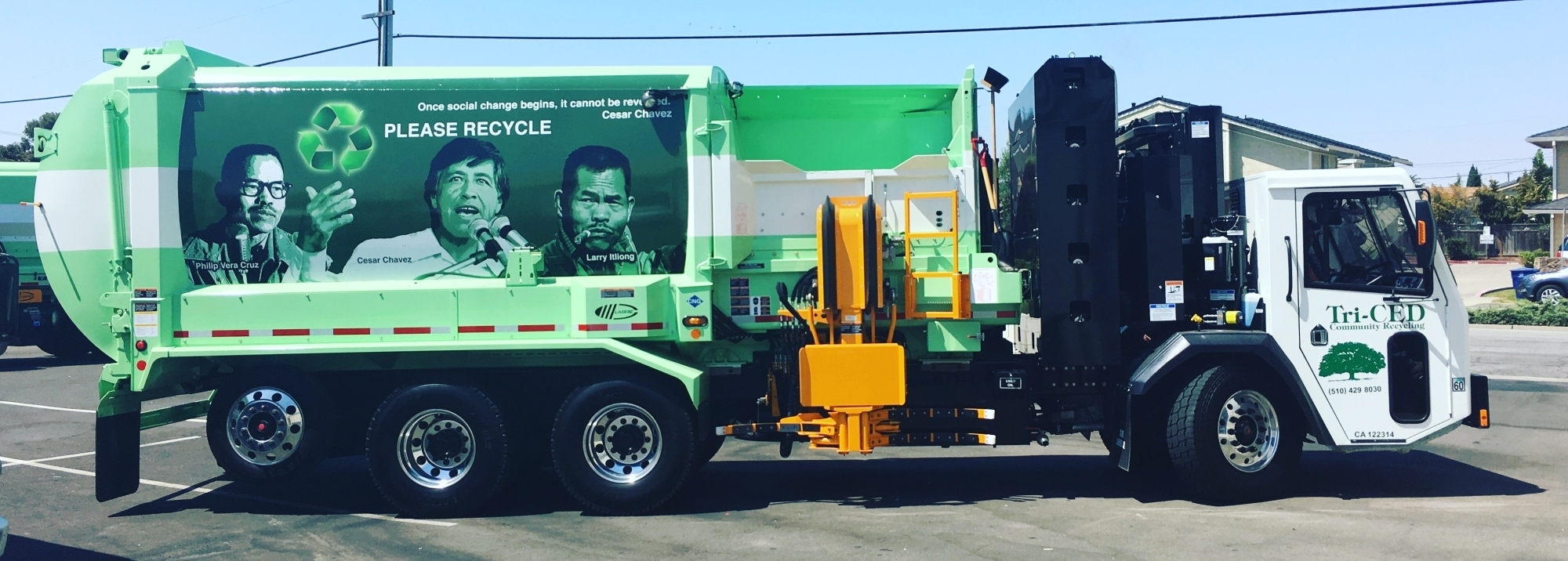 Tri-CED Recycling Fleet Wraps – Custom Vehicle Wraps