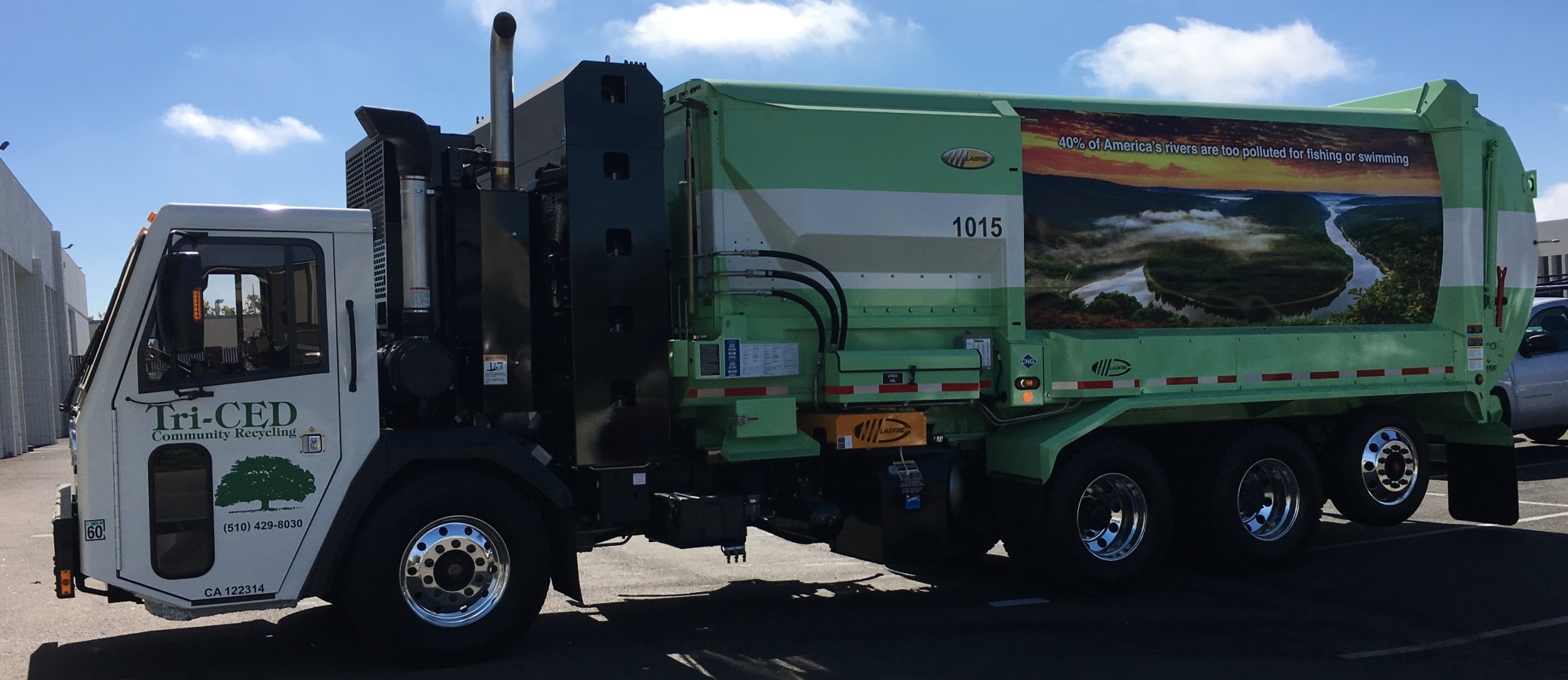 Tri-CED Recycling Fleet Wraps – Custom Vehicle Wraps