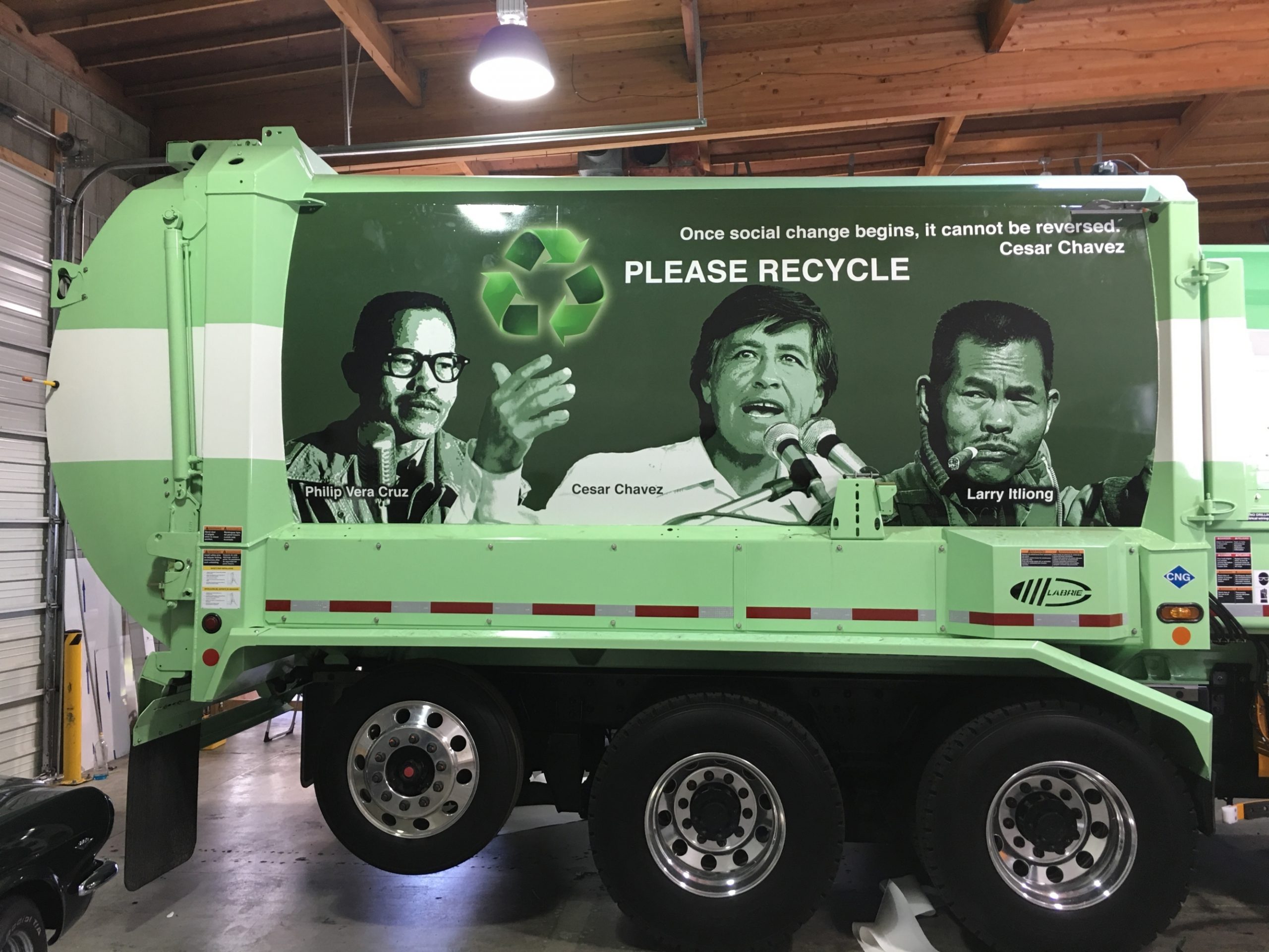 Tri-CED Recycling Fleet Wraps – Custom Vehicle Wraps
