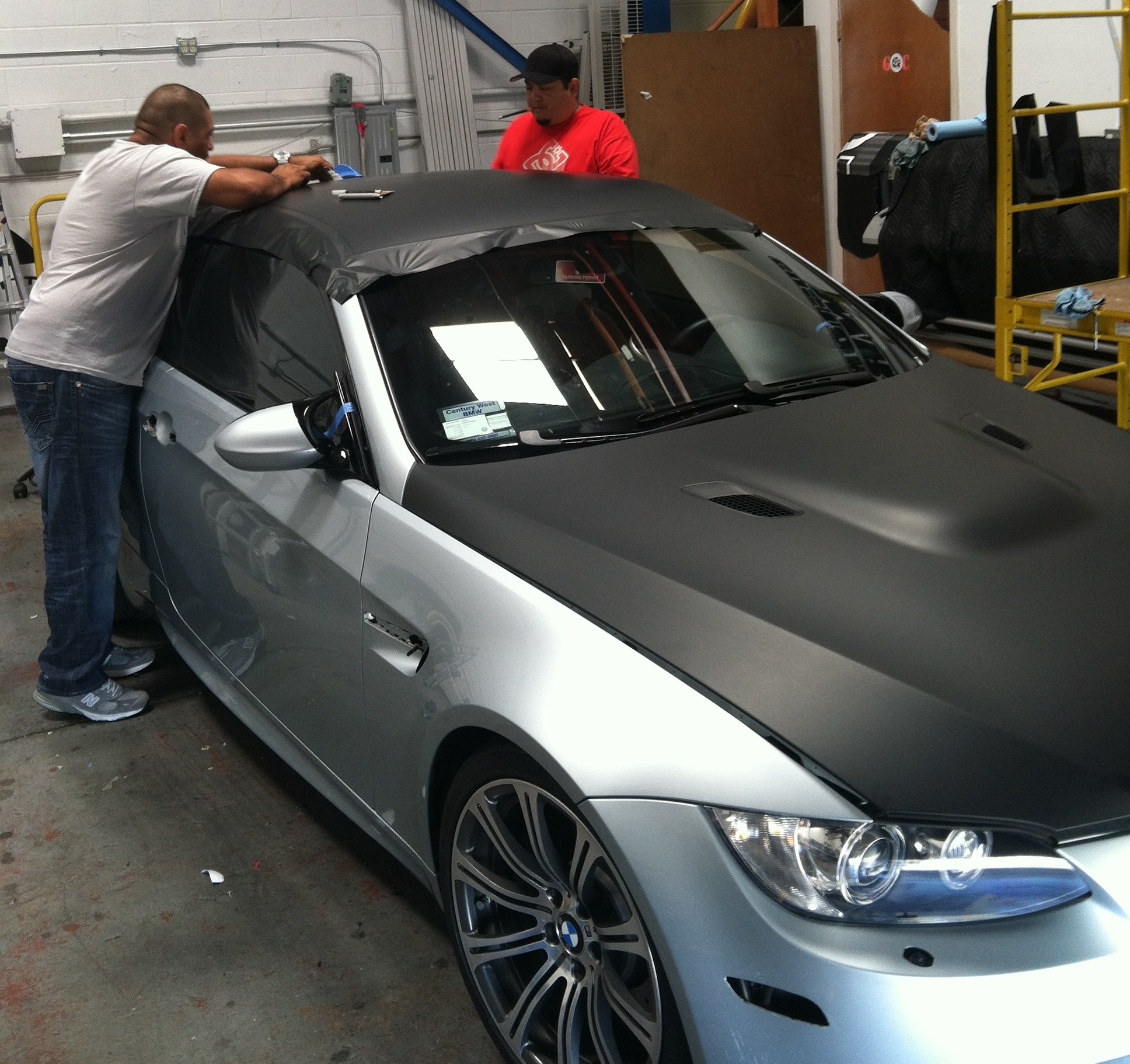 matte black bmw wrap-14 – Custom Vehicle Wraps