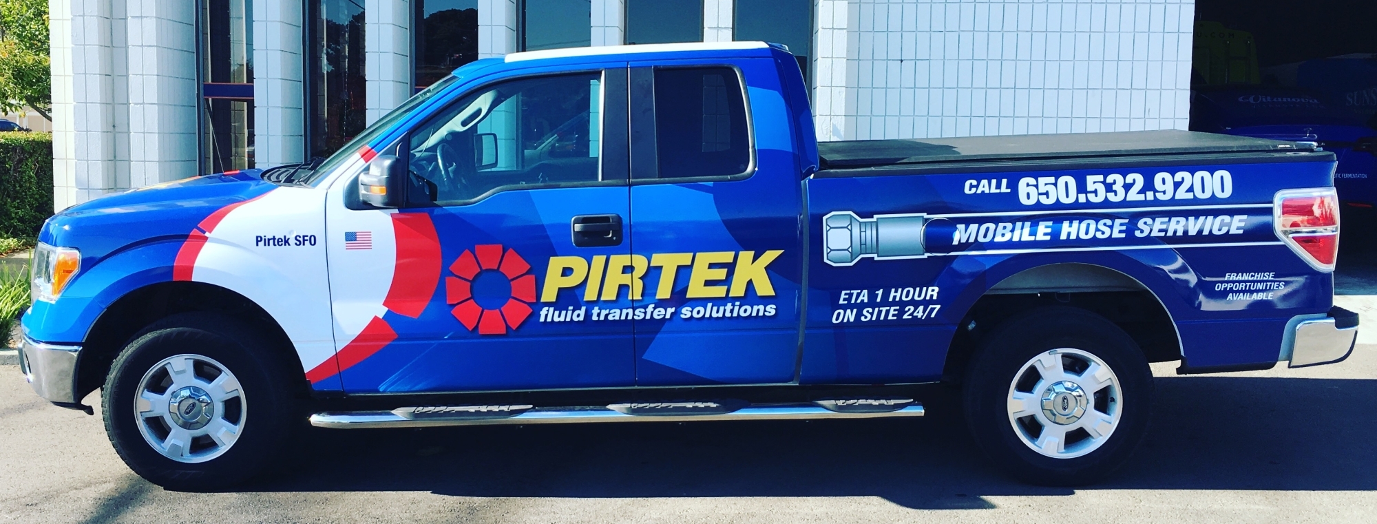 Pirtek Truck Wrap – Custom Vehicle Wraps