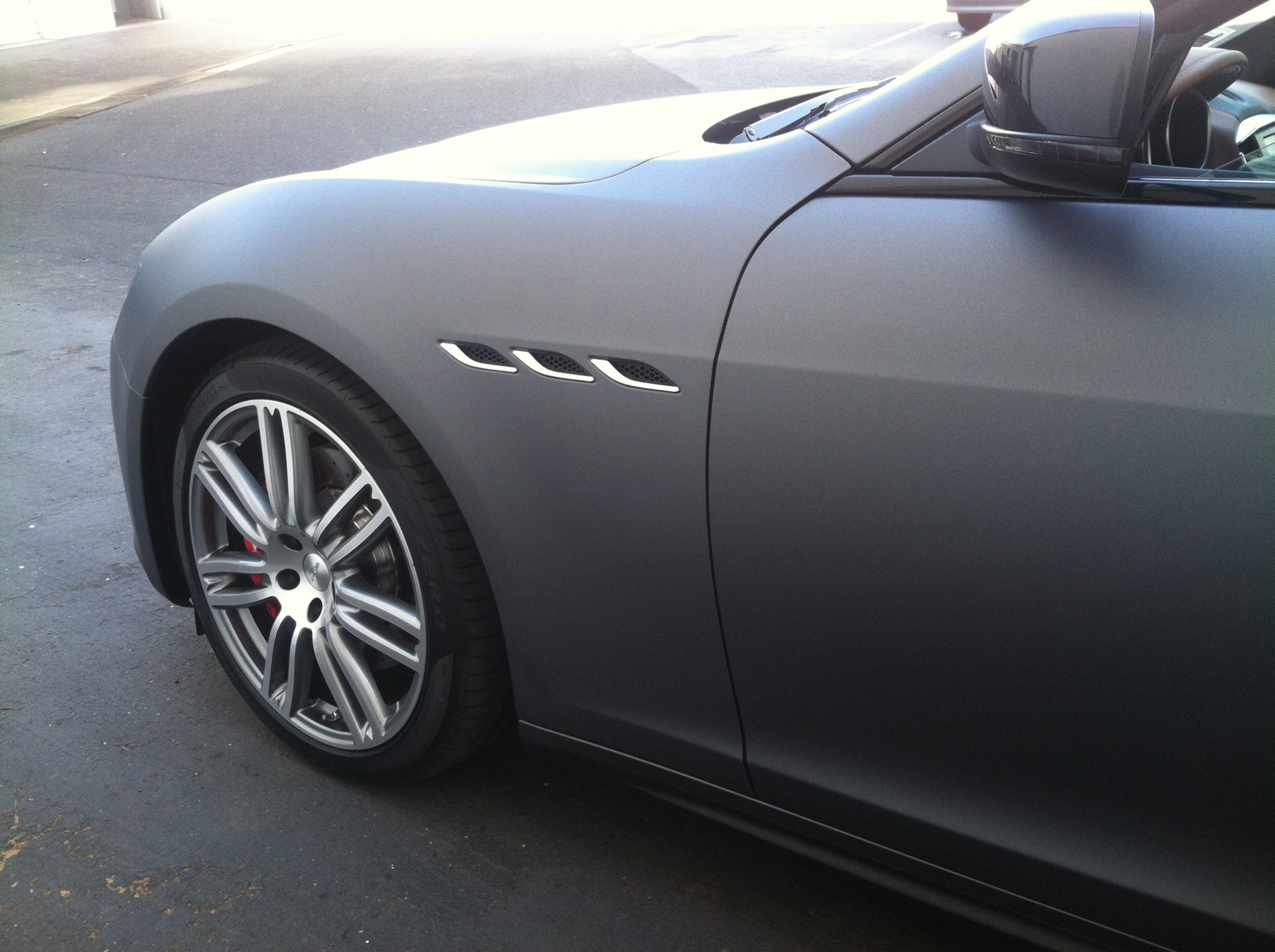 Matte Grey Maserati Car Wrap – Custom Vehicle Wraps