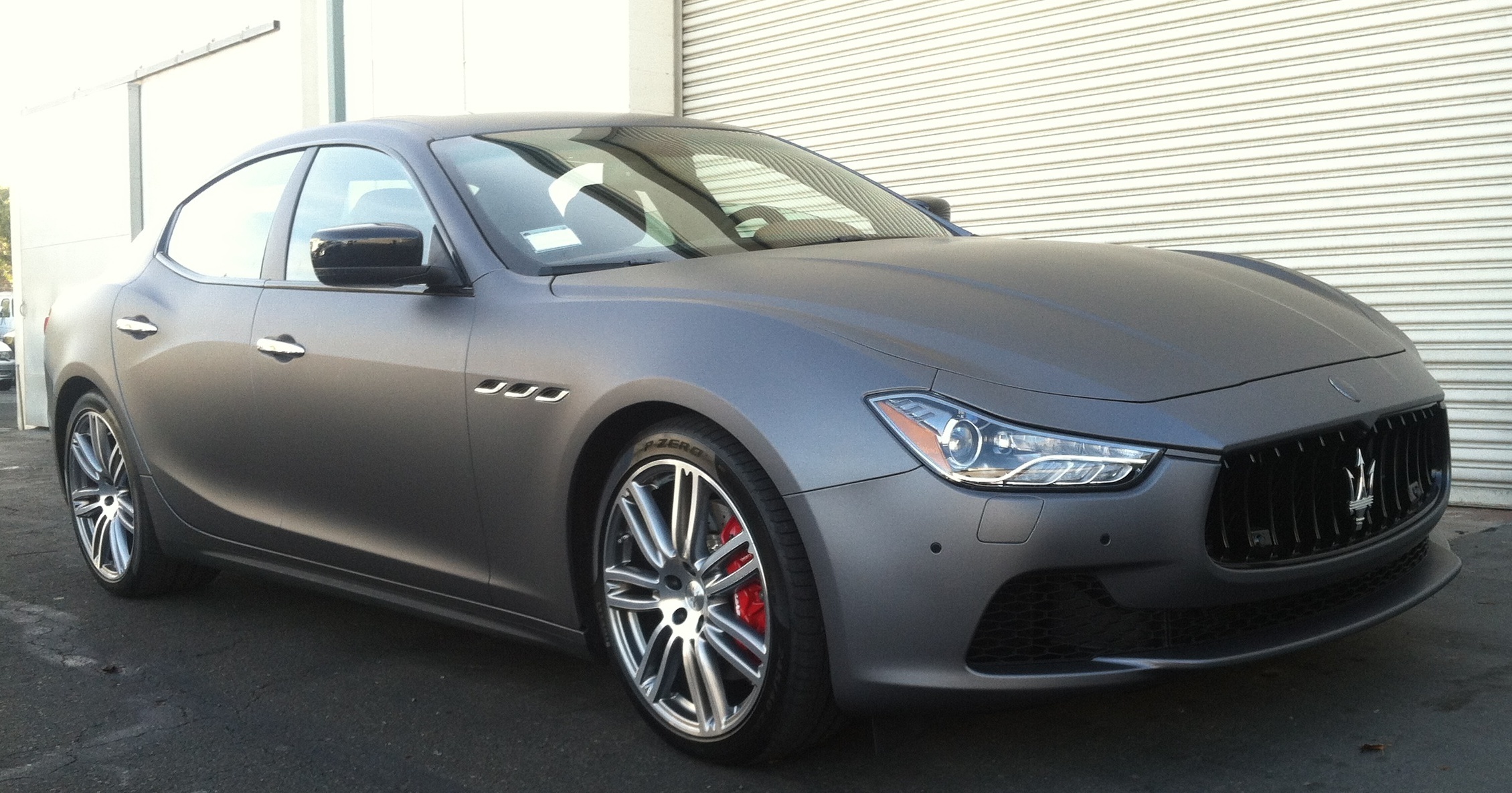 maserati matte grey wrap-02 – Custom Vehicle Wraps
