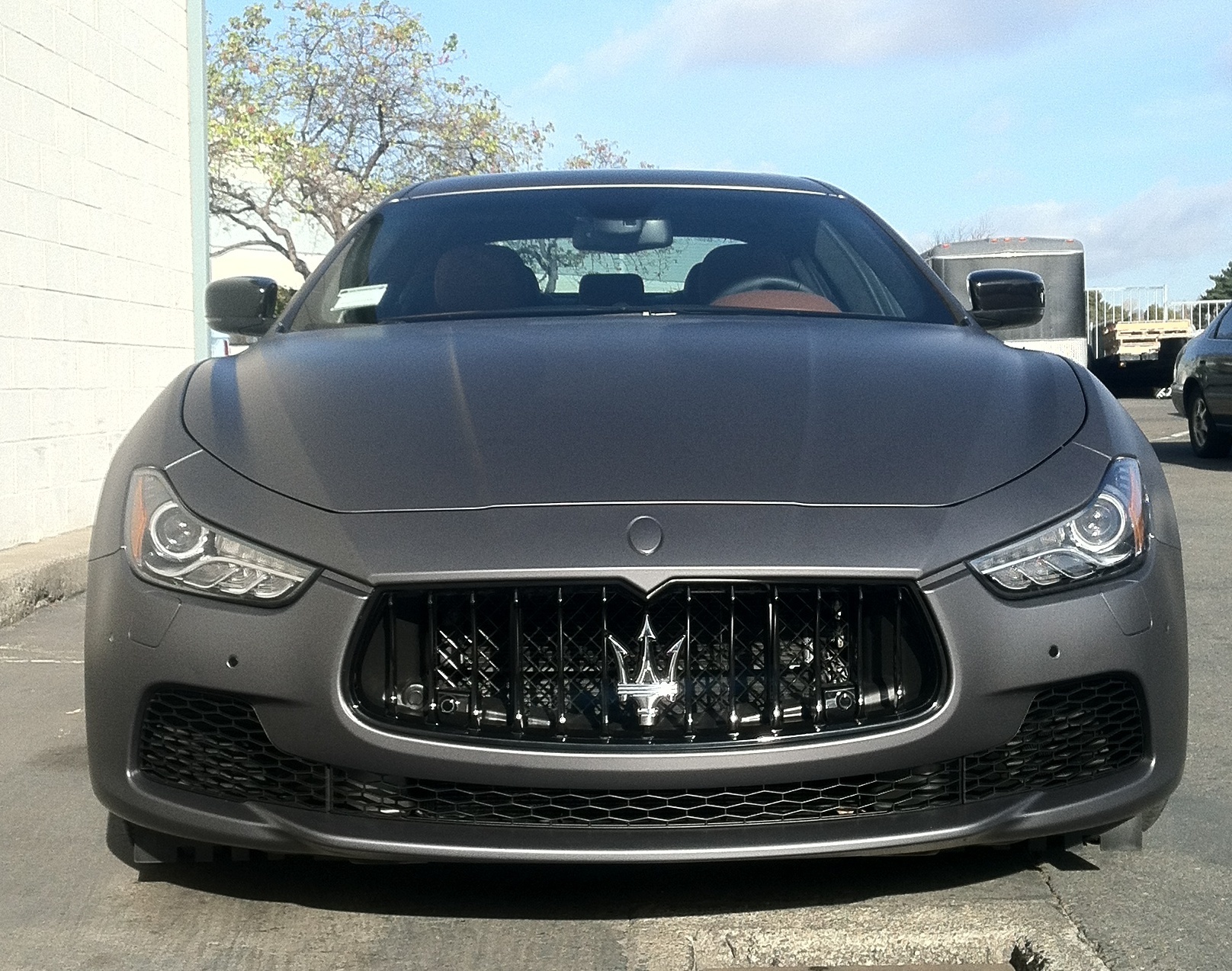 Matte Grey Maserati Car Wrap – Custom Vehicle Wraps
