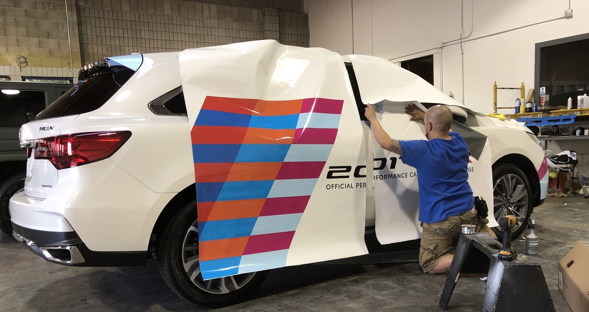 Bridge To Bridge Promo Car Wrap for Acura MDX – Custom Vehicle Wraps