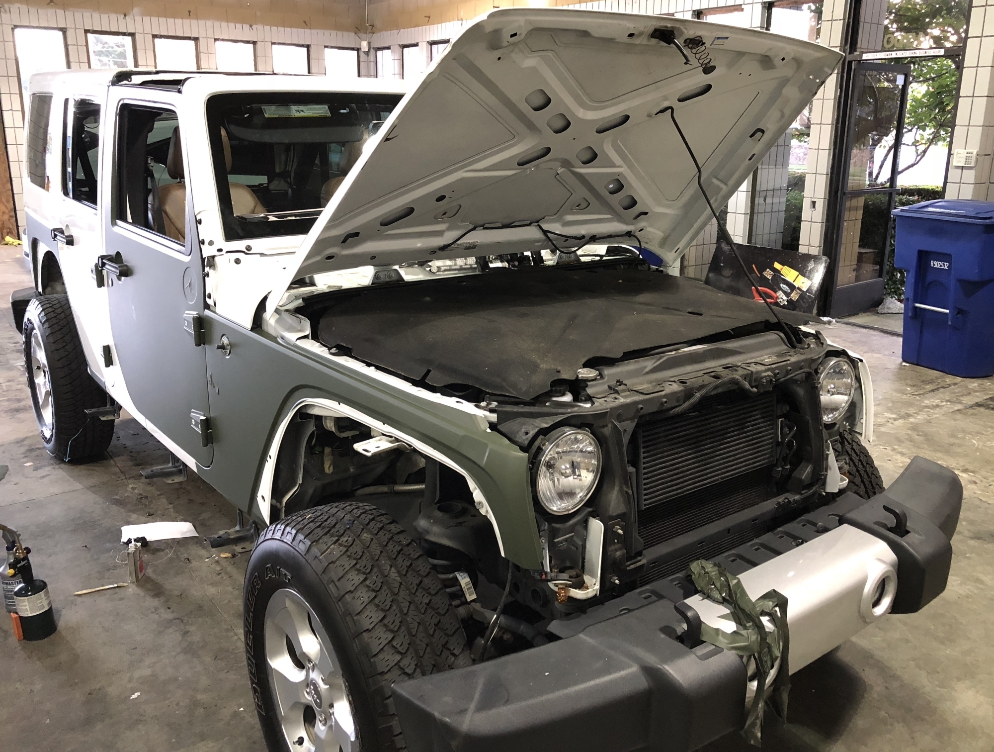 Military Green Matte Wrap for Jeep – Custom Vehicle Wraps