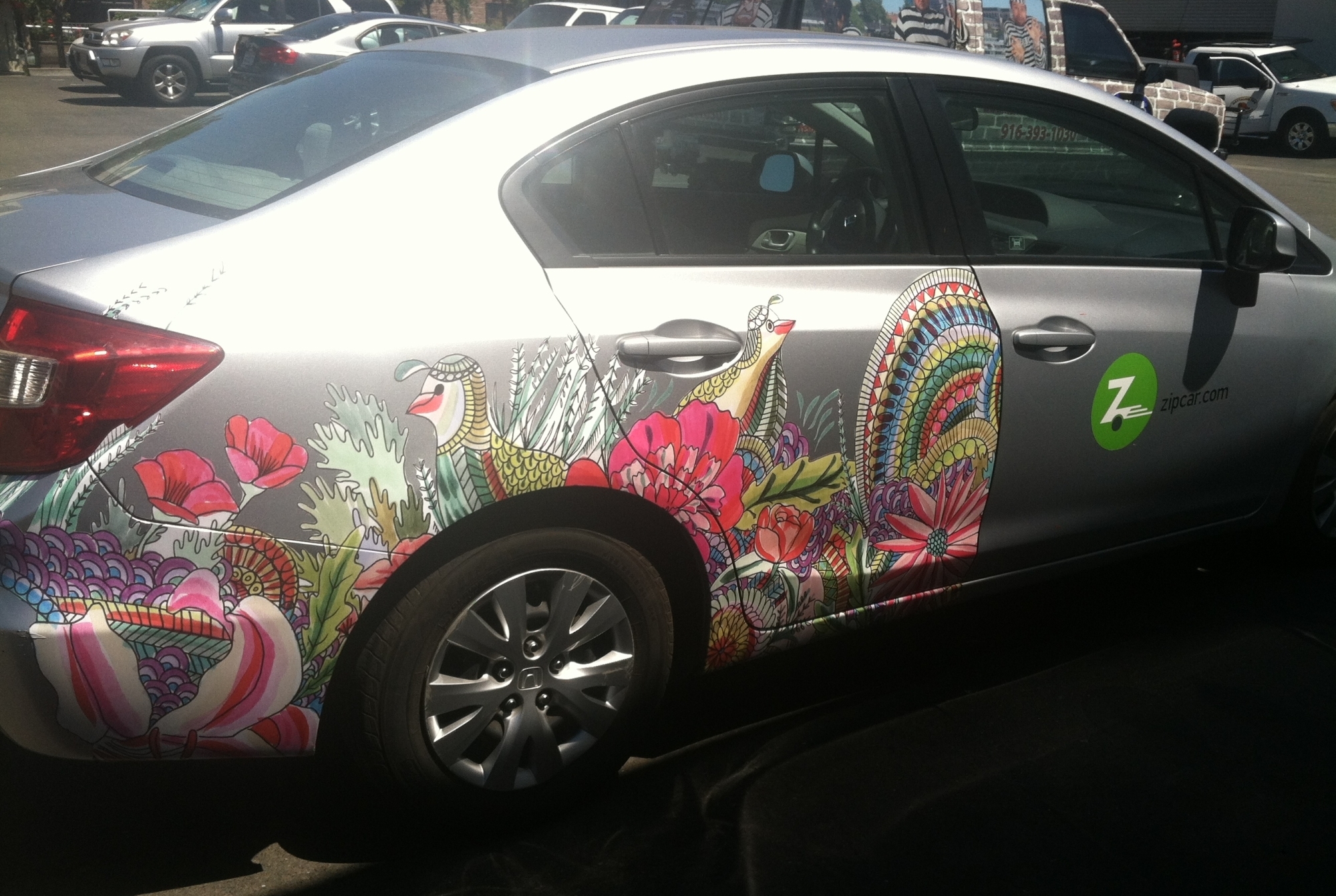 Zipcar Car Wrap – Custom Vehicle Wraps