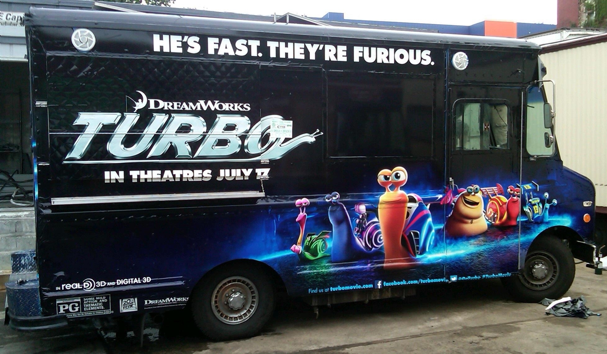 Dreamworks Turbo Van Wrap-01 – Custom Vehicle Wraps