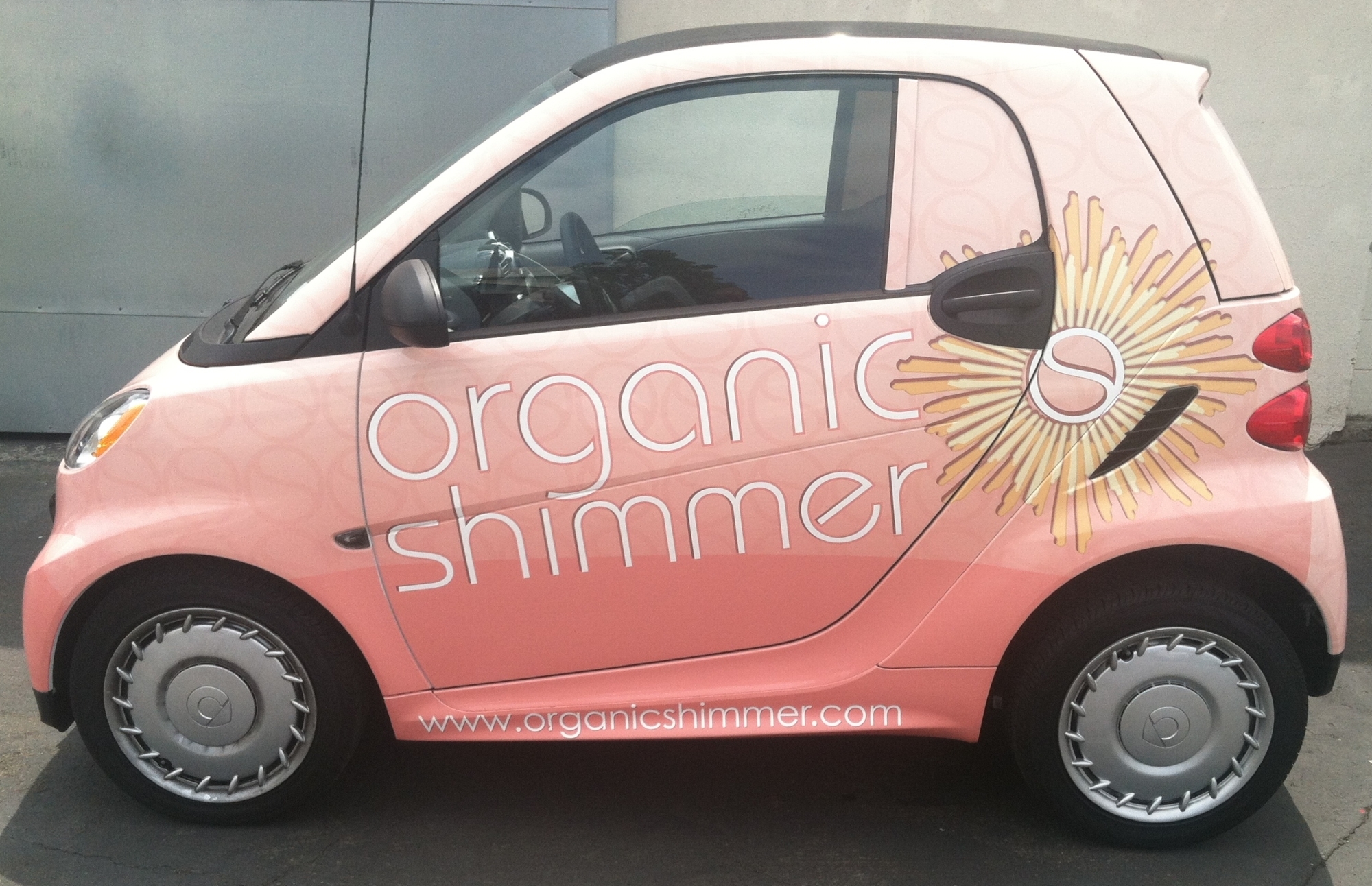 Organic Shimmer Smart Car Wrap – Custom Vehicle Wraps