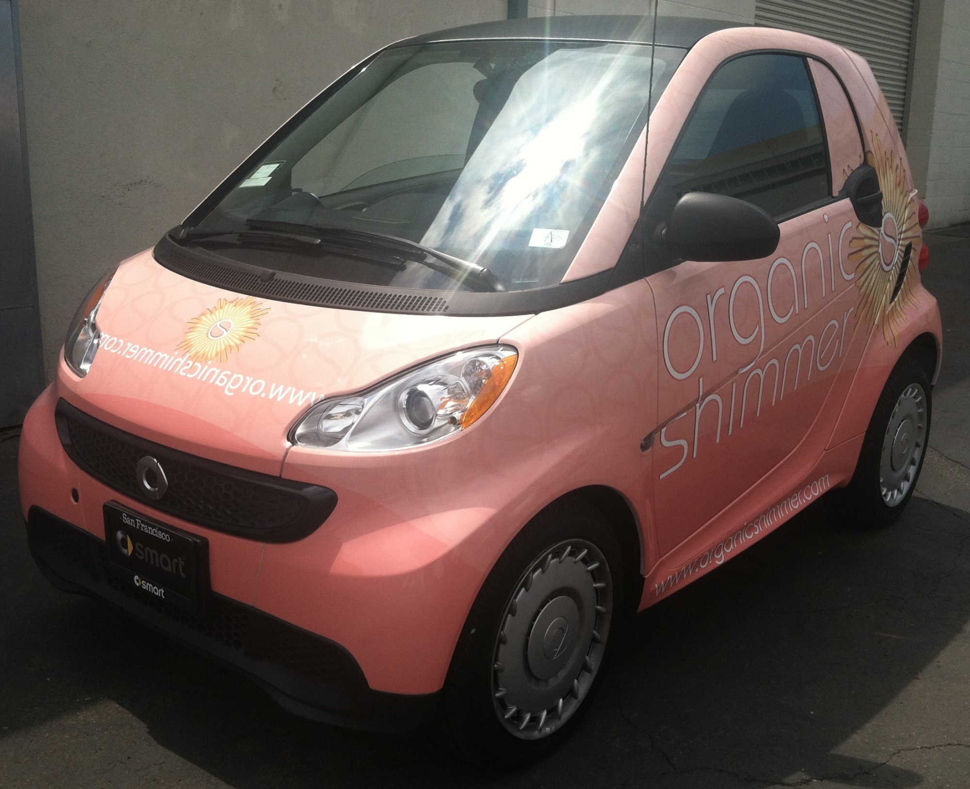 Organic Shimmer Smart Car Wrap – Custom Vehicle Wraps