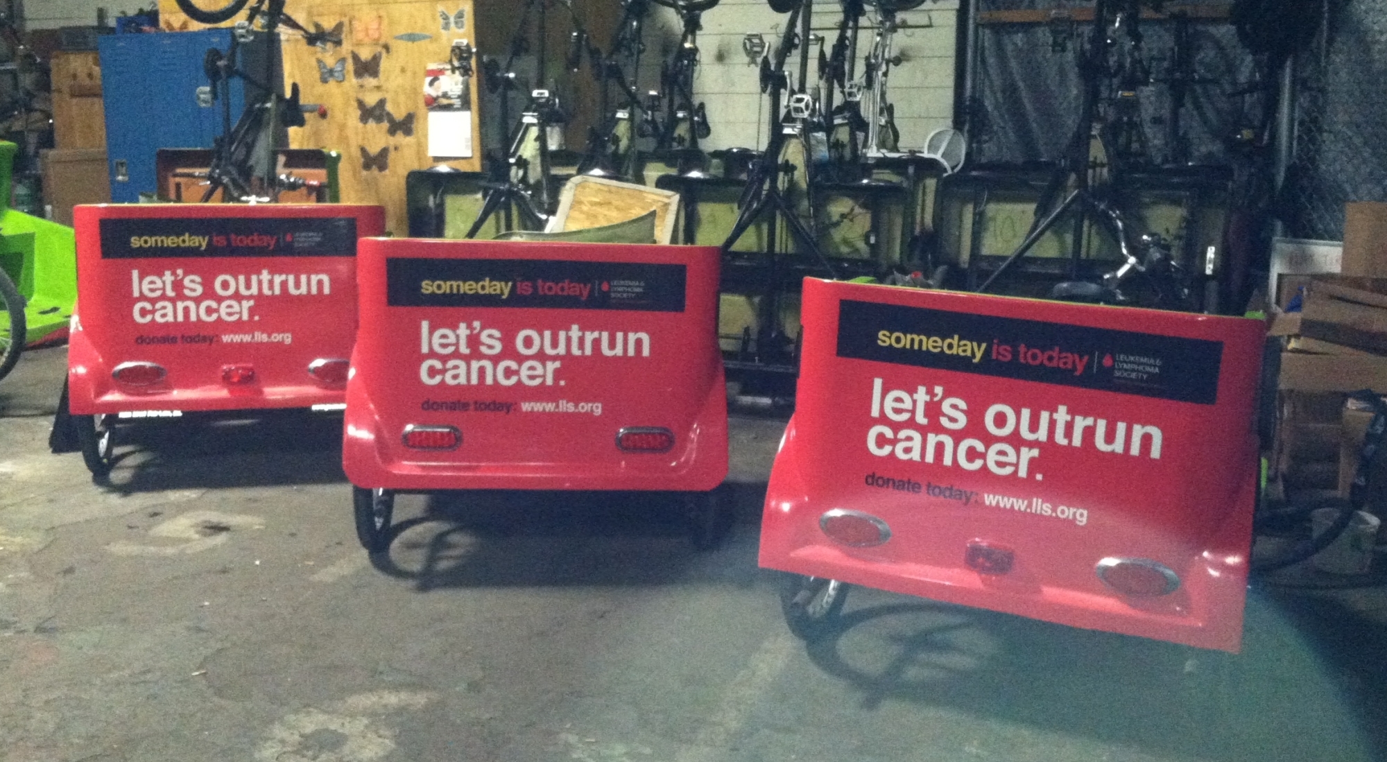 Outrun Cancer Cart Wraps – Custom Vehicle Wraps