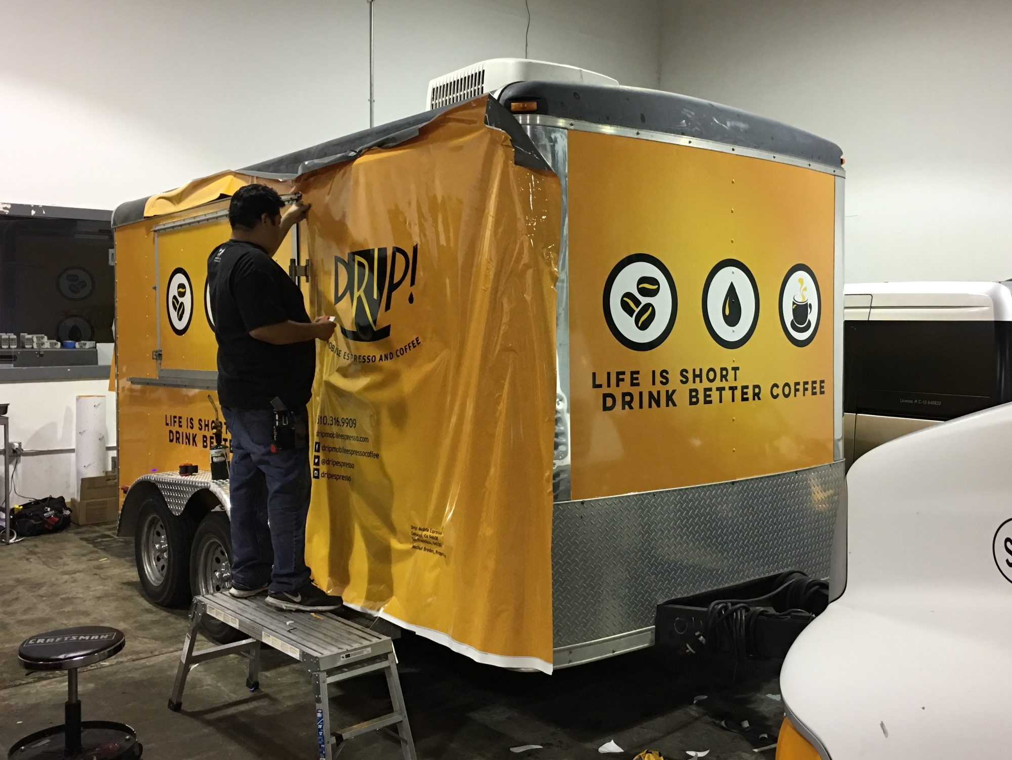 drip trailer wrap – Custom Vehicle Wraps