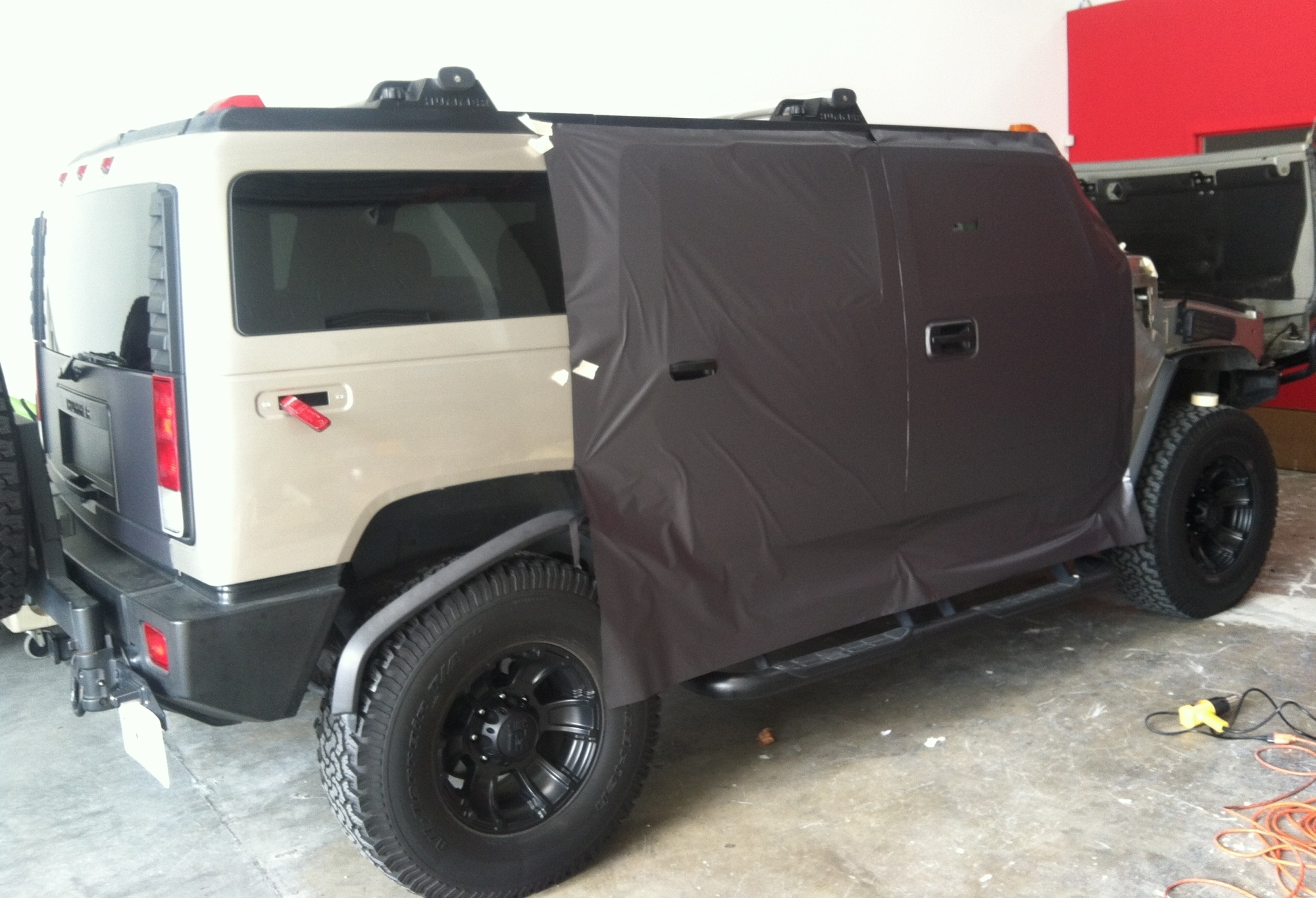 Matte Black Hummer Wrap – Custom Vehicle Wraps