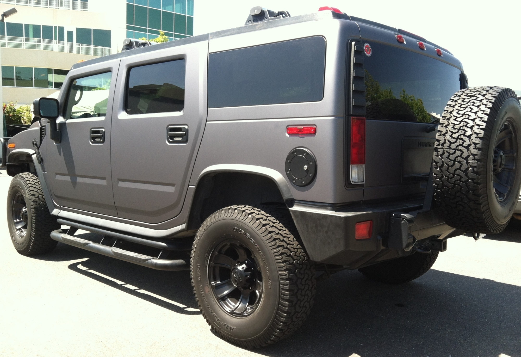 matte black hummer wrap-20 – Custom Vehicle Wraps