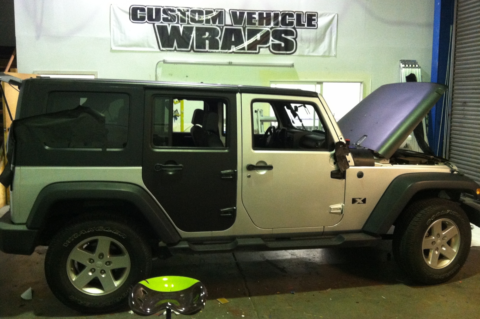 Matte Black Jeep Wrap – Custom Vehicle Wraps