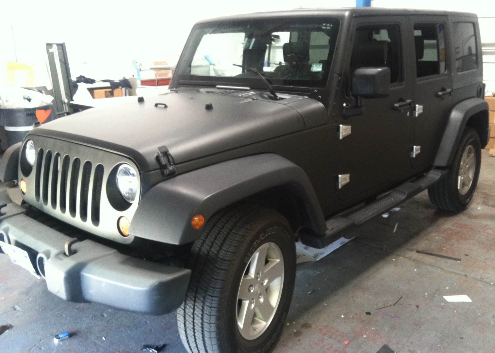matte black jeep wrap-13 – Custom Vehicle Wraps
