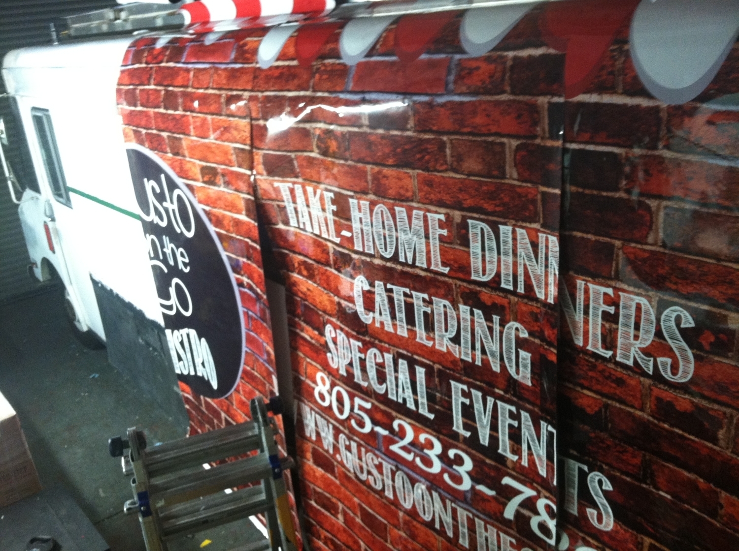 Gusto On The Go Food Truck Wrap – Custom Vehicle Wraps