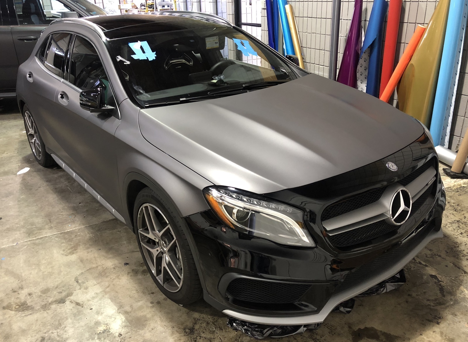 Mercedes Matte Wrap-03 – Custom Vehicle Wraps