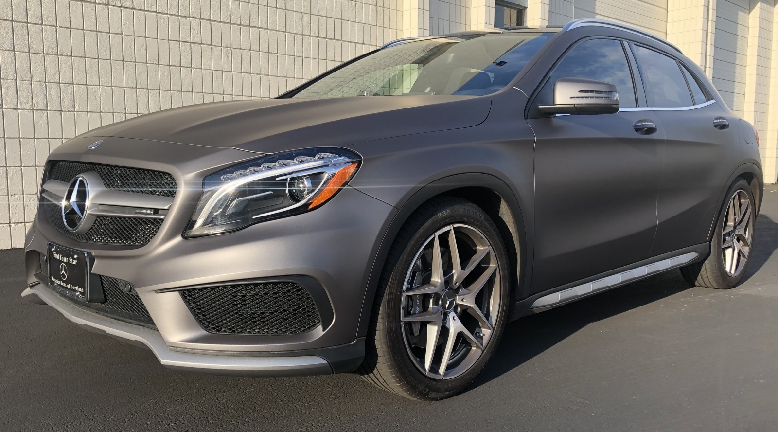 Matte Grey Mercedes Car Wrap – Custom Vehicle Wraps