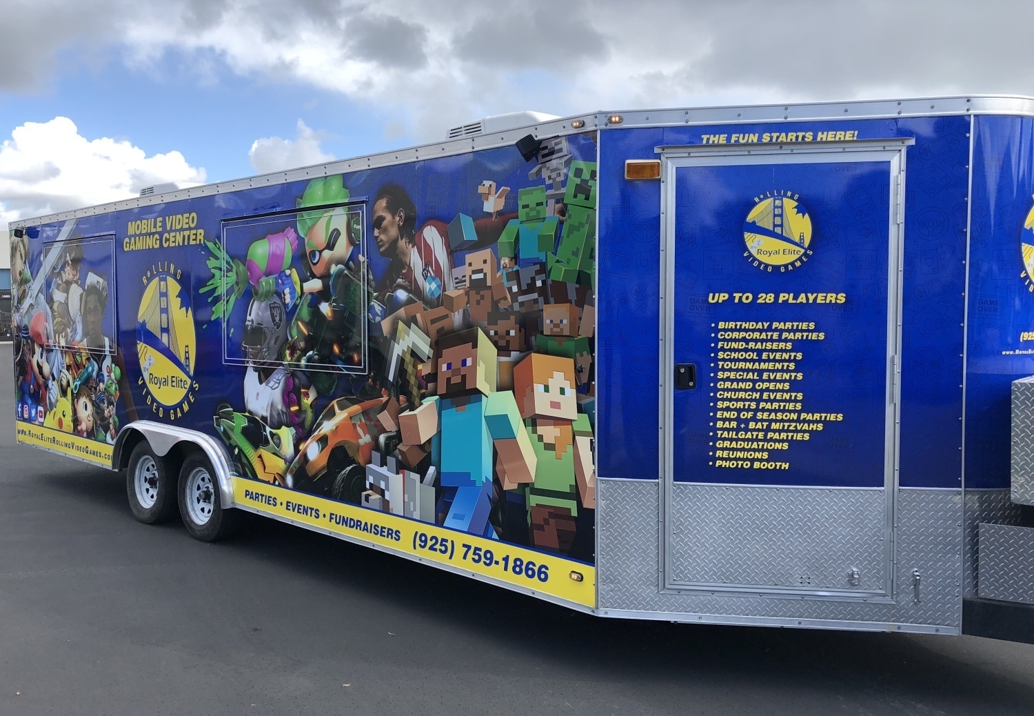 Royal Elite Video Games Trailer Wrap – Custom Vehicle Wraps