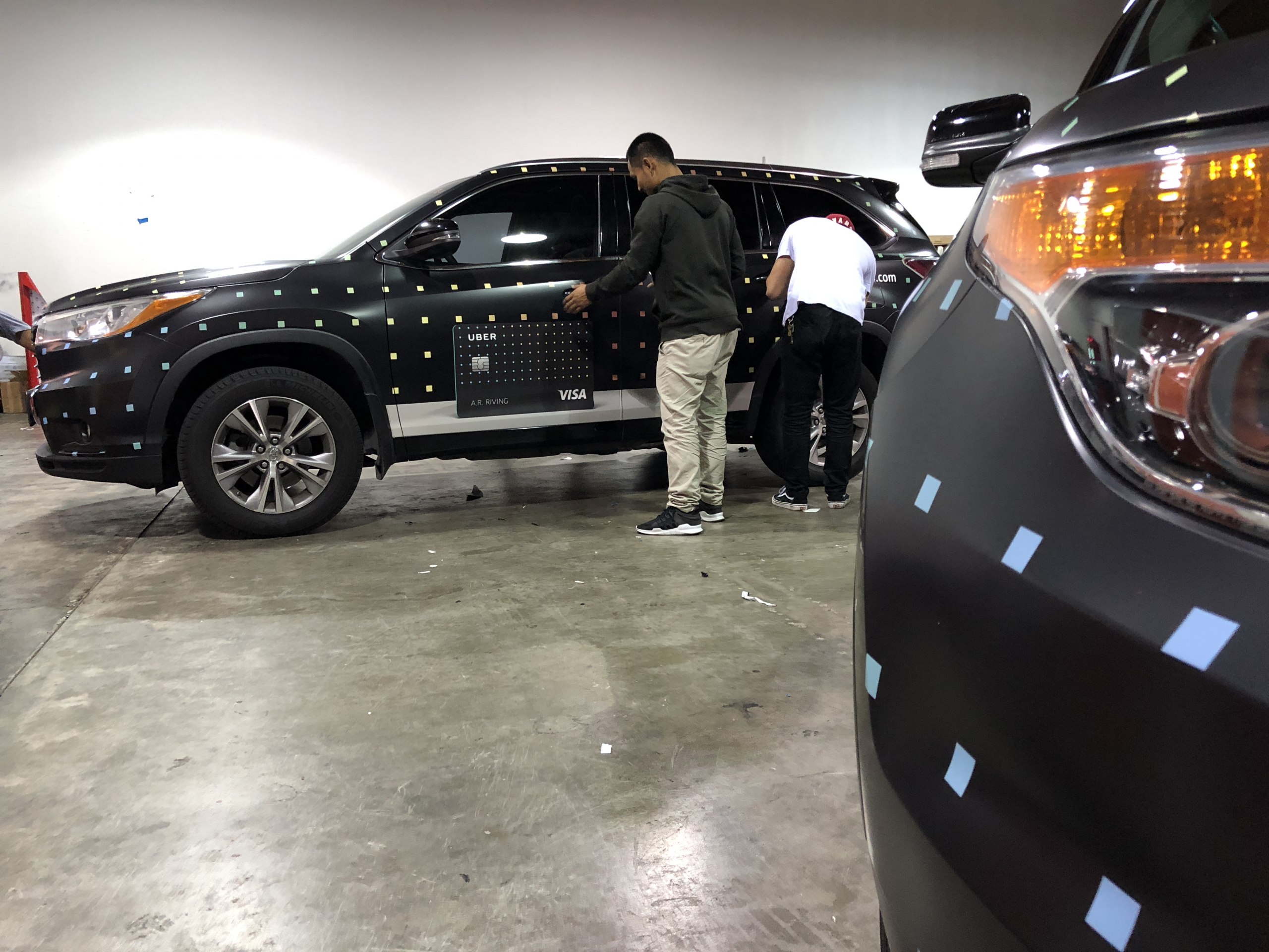 Fleet Wrap Promo for Uber Visa Card – Custom Vehicle Wraps