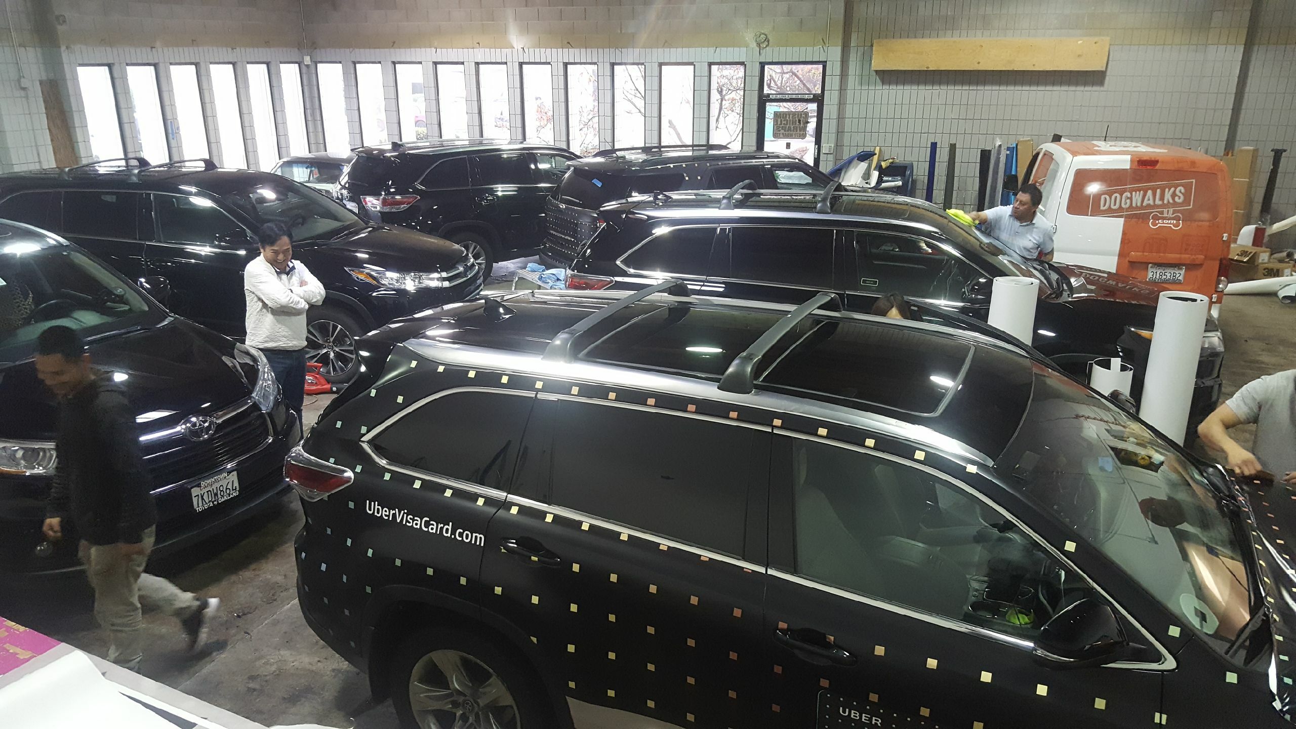 Fleet Wrap Promo for Uber Visa Card – Custom Vehicle Wraps