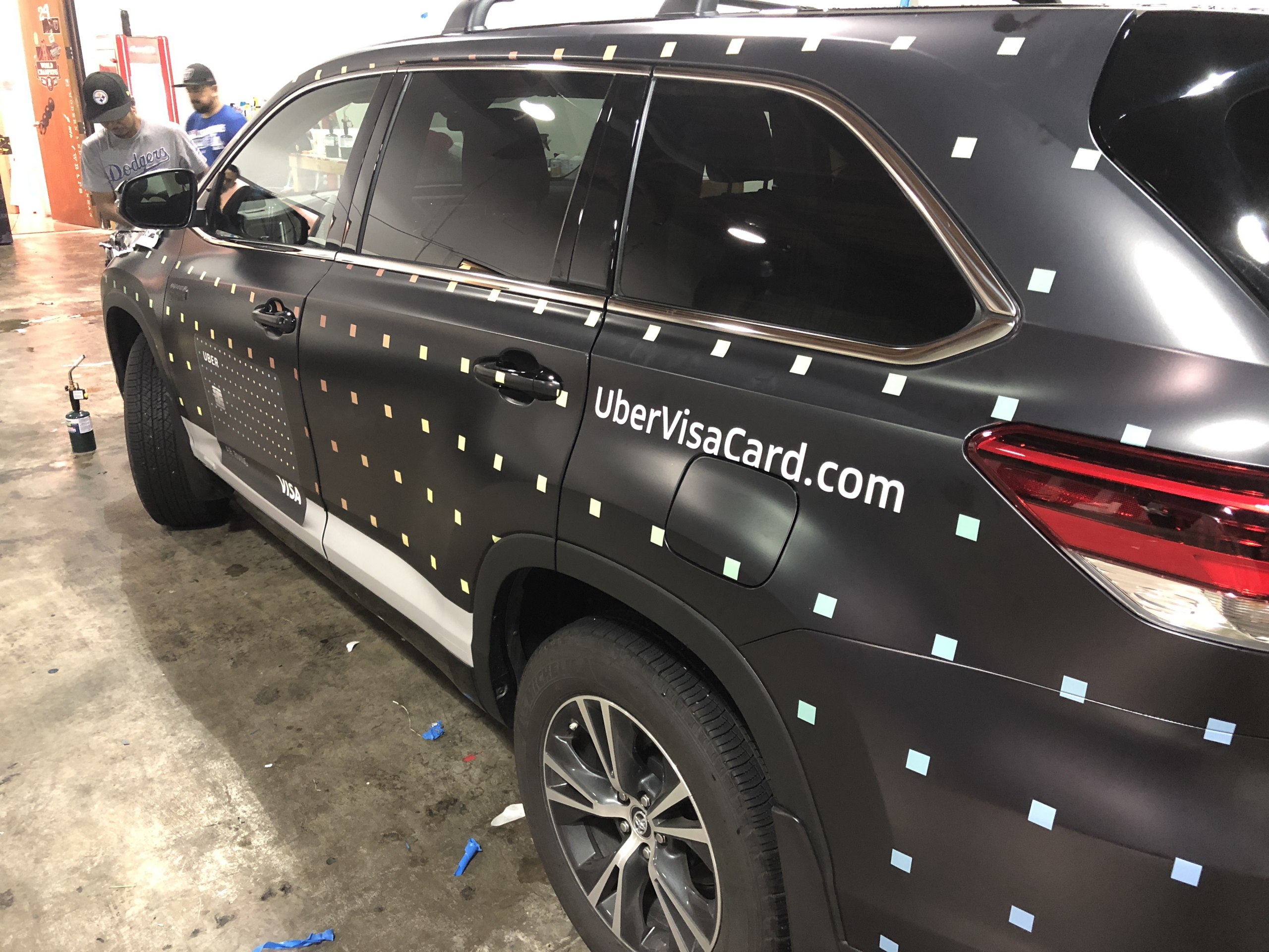 Fleet Wrap Promo for Uber Visa Card – Custom Vehicle Wraps
